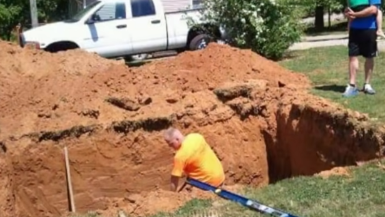 A Man Dug This Hole In The Ground 10 Years Ago And It Ended Up Saving ...