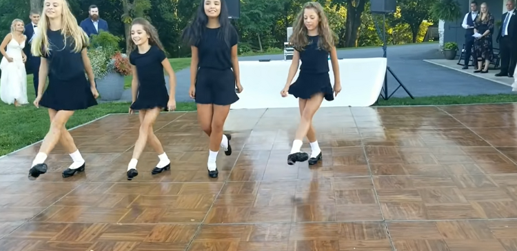 Four Girls Start Doing An Irish Dance At A Wedding, Then The Bride ...