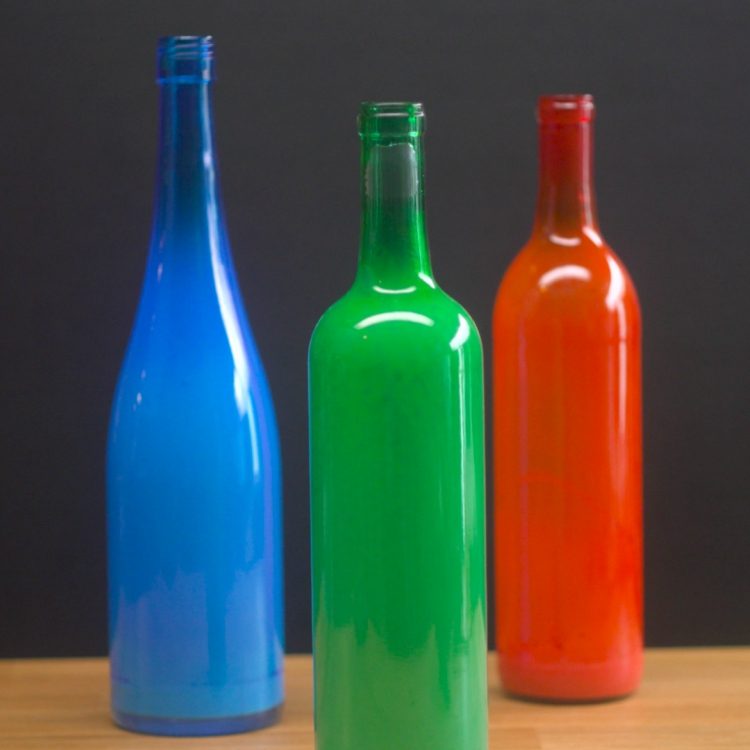 How to Tint and Upcycle Glass Bottles and Jars